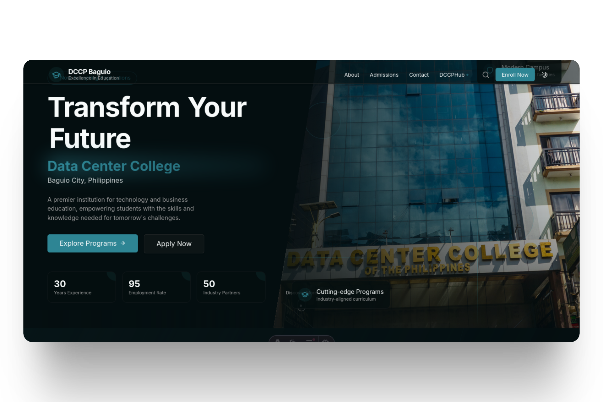 DCCPHub - School Portal | Data Center College of The Philippines